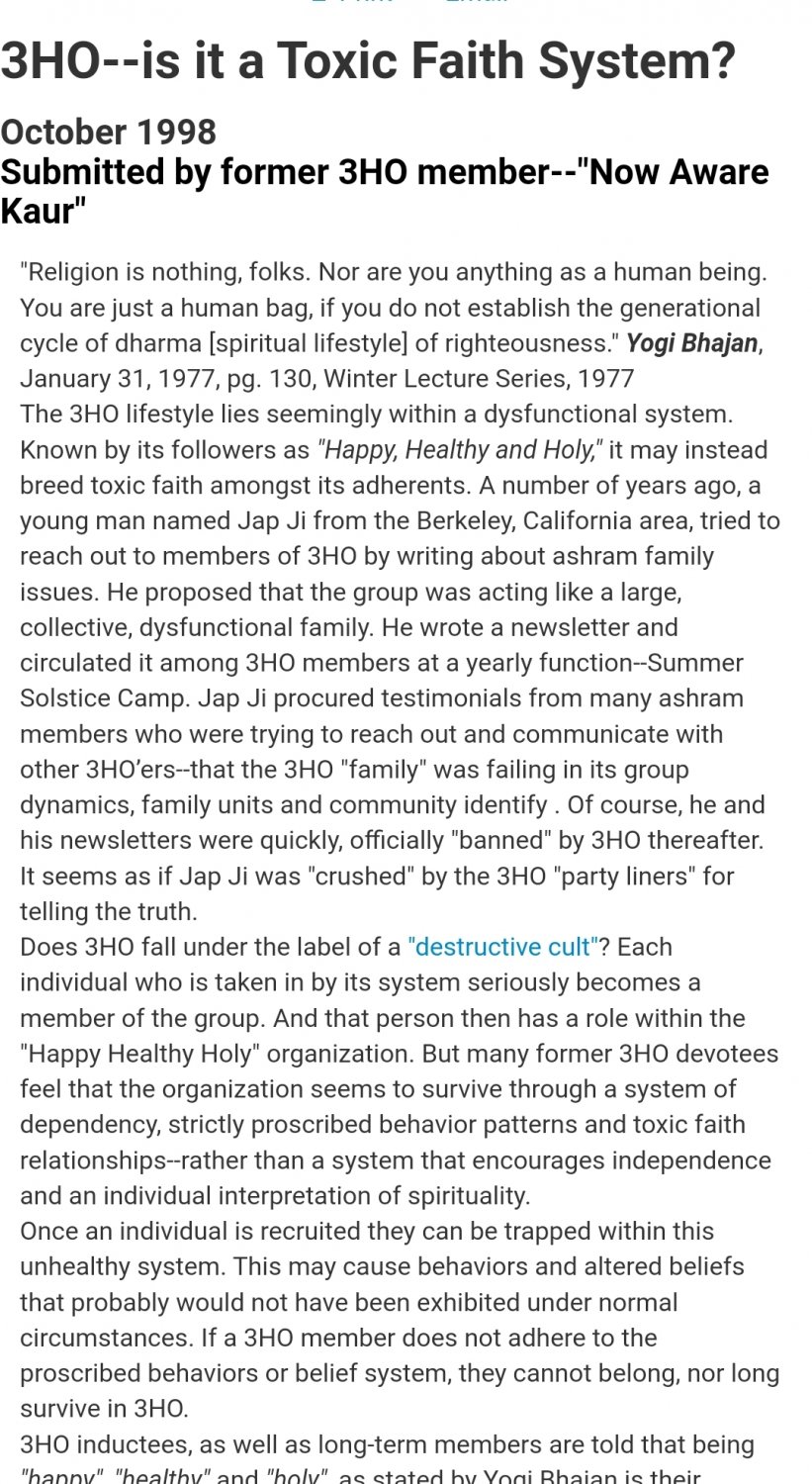 3HO sikhs should re-convert to authentic Sikhi or drop the name - GUPT ...